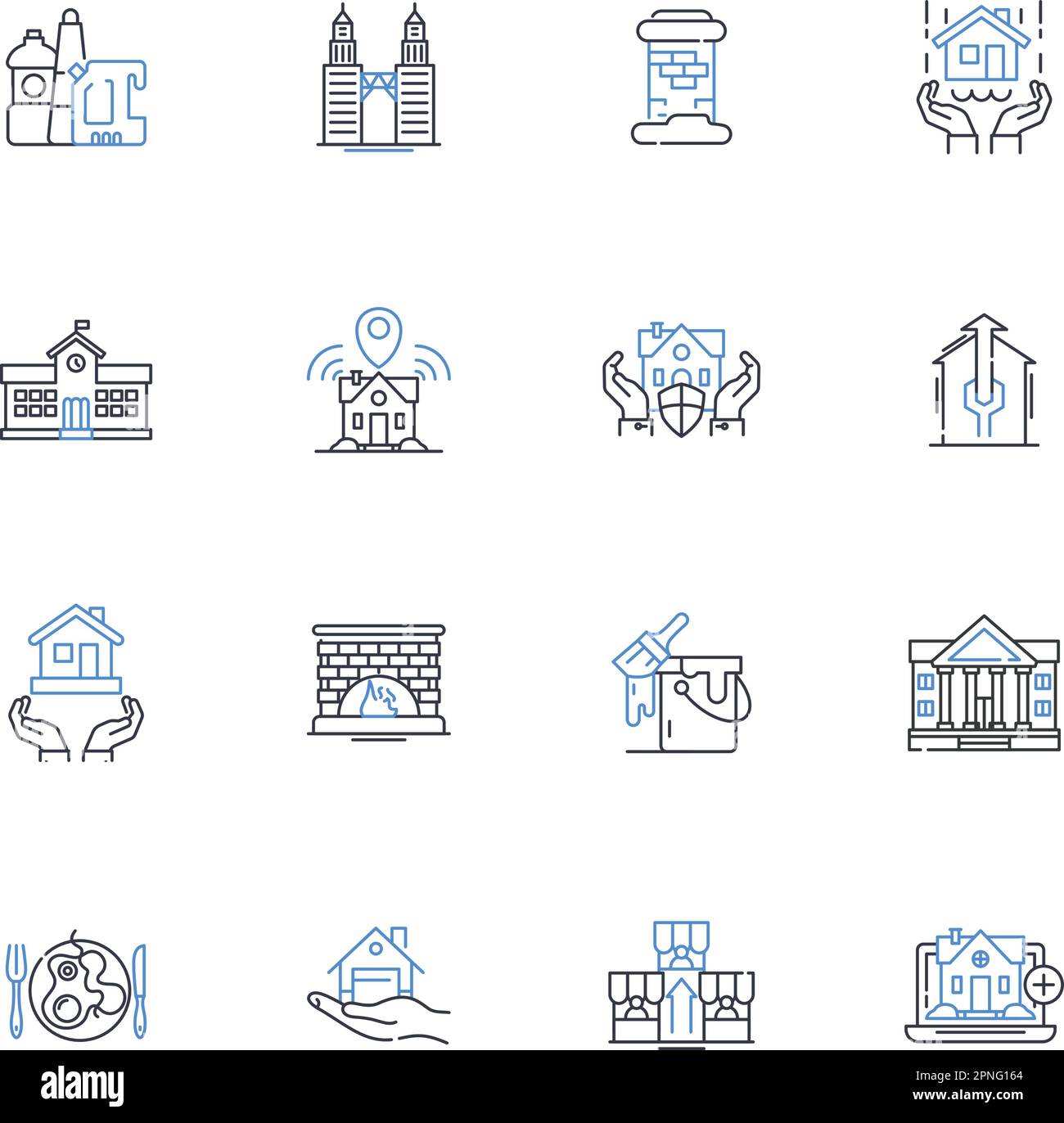 Systemizing Line Icons Collection Optimization Standardization