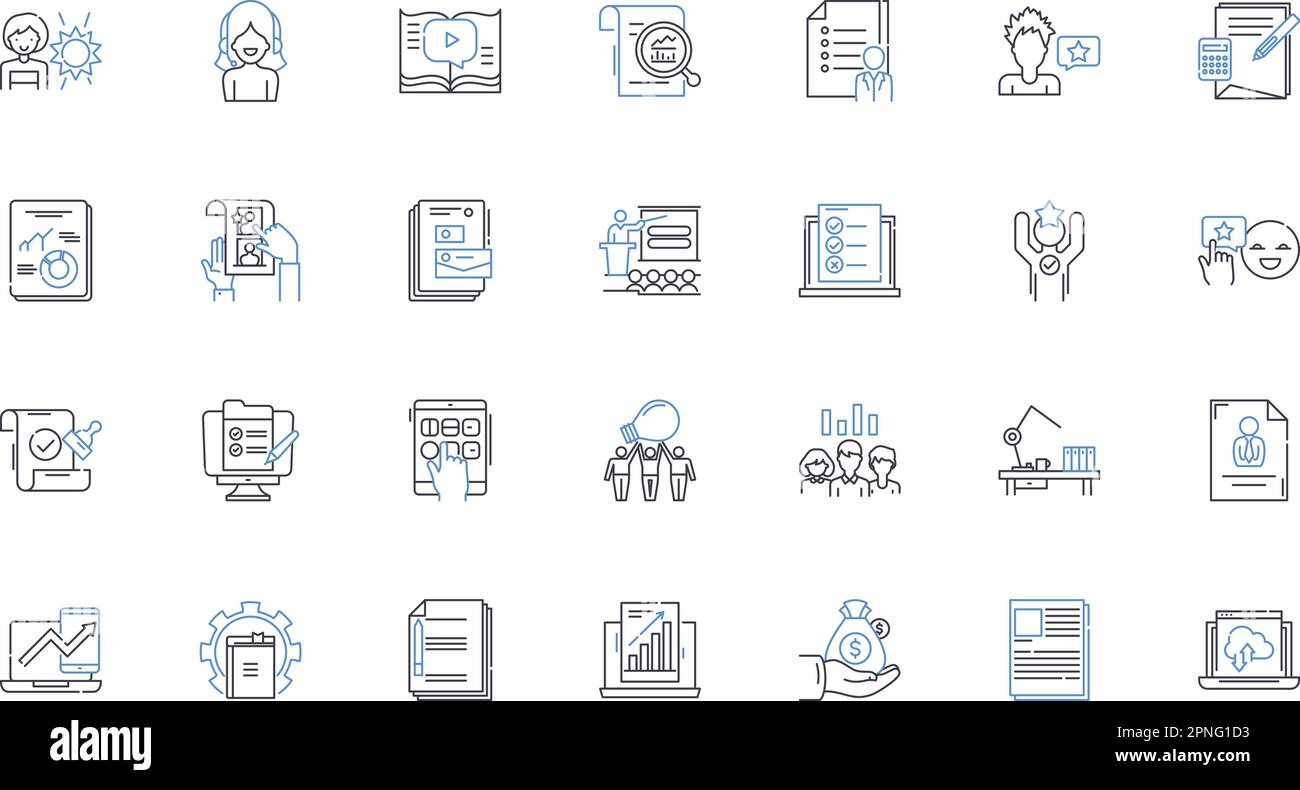 Journaling line icons collection. Reflection, Thoughts, Emotions ...