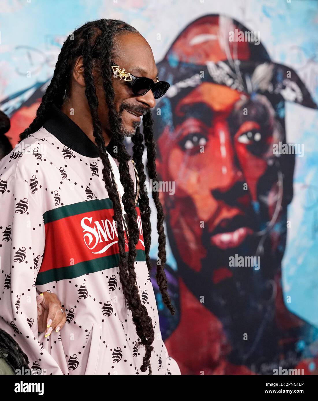 Rapper Snoop Dogg arrives at the premiere of the FX docuseries "Dear ...