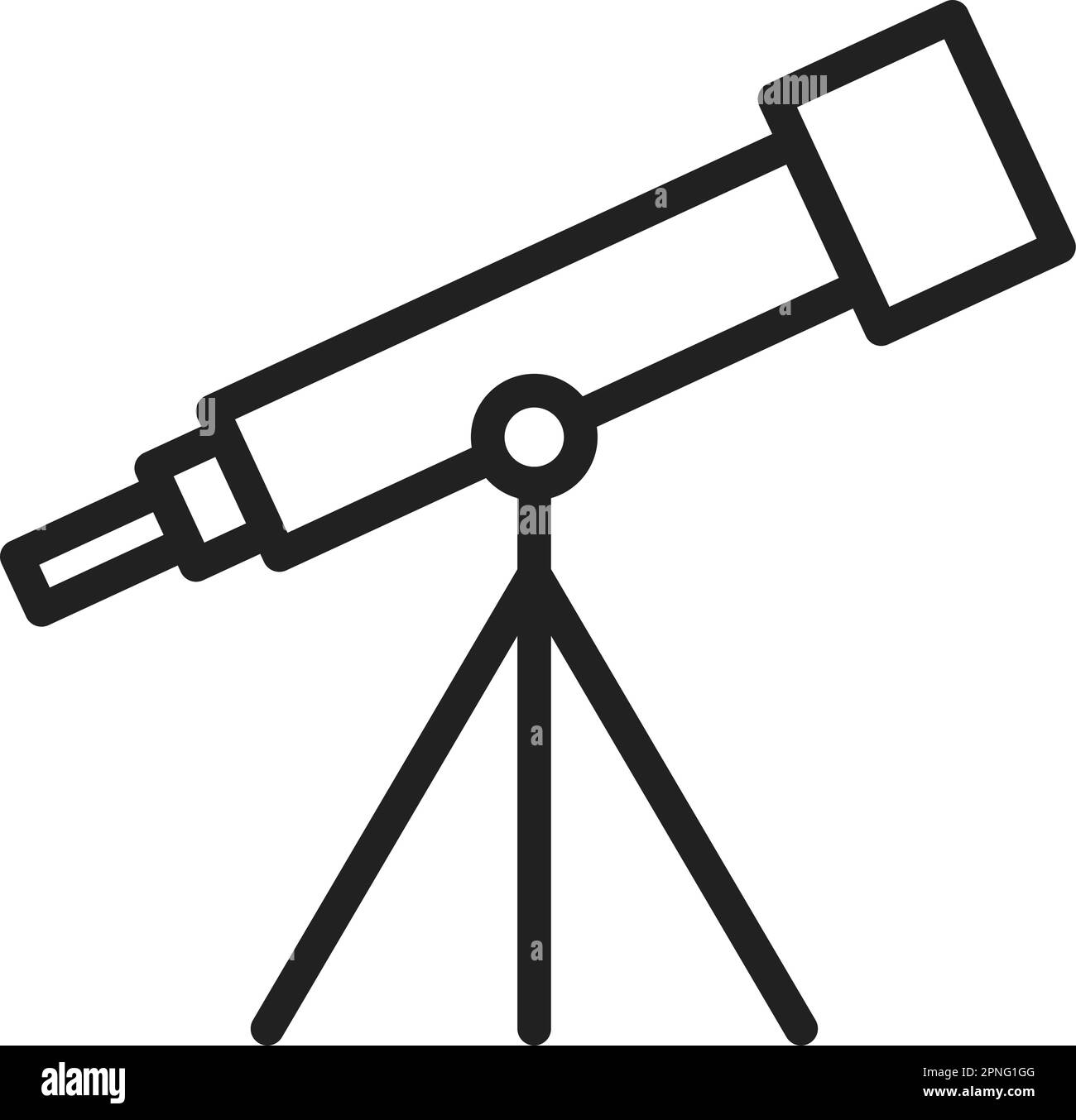 Telescope icon vector image. Suitable for mobile apps, web apps and ...