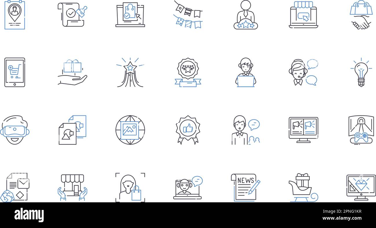 Advocacy line icons collection. Justice, Equality, Empowerment ...