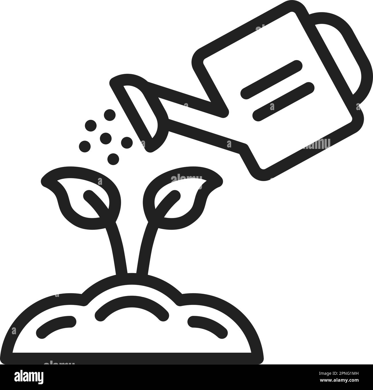 Water Plants icon vector image. Suitable for mobile apps, web apps and ...