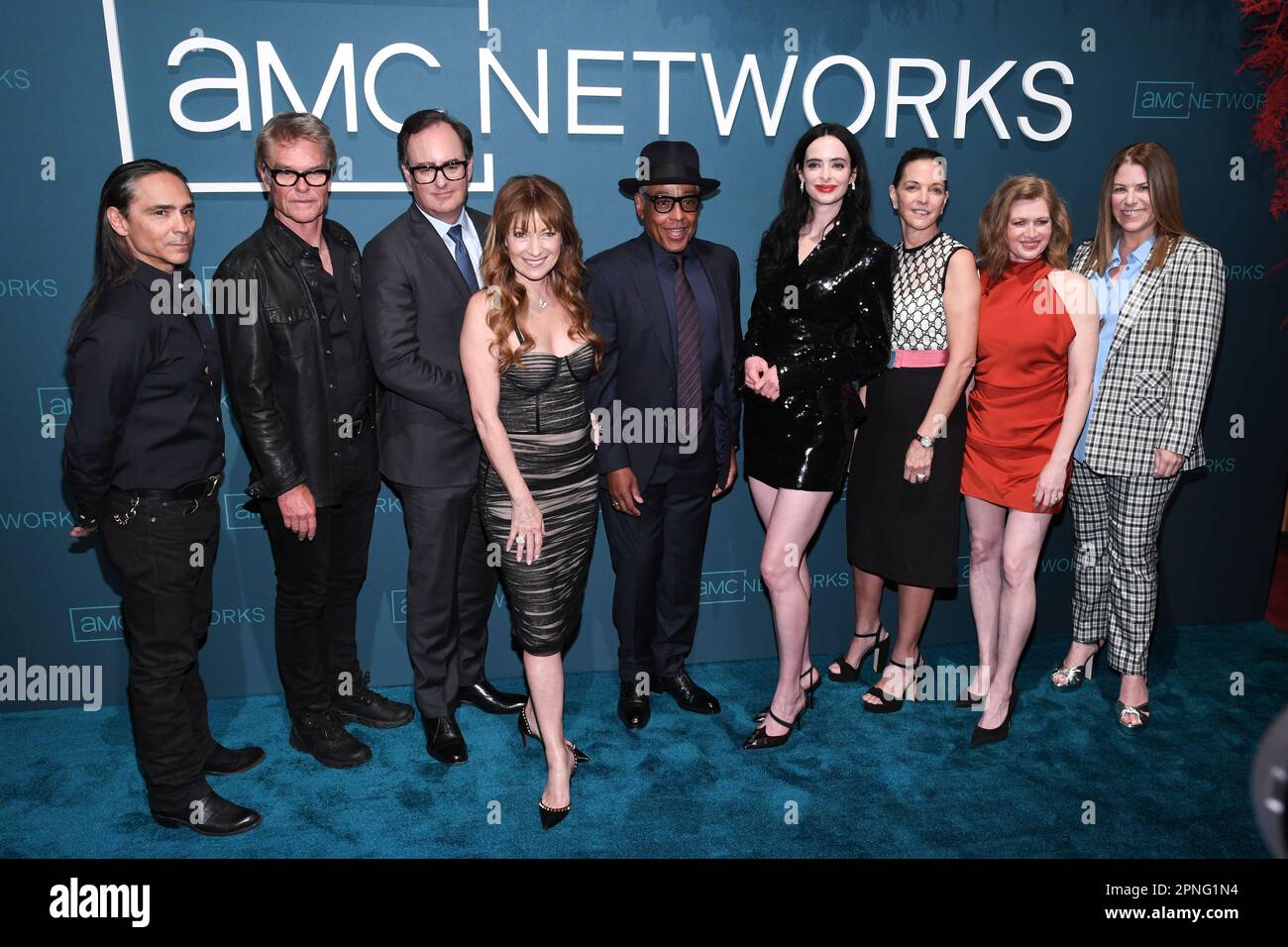New York, USA. 18th Apr, 2023. Zahn McClarnon, Harry Hamlin, Dan ...