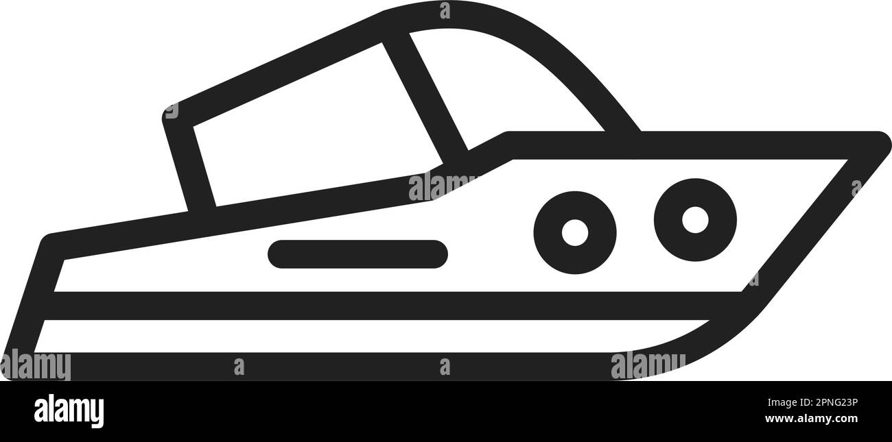 Yacht icon vector image. Suitable for mobile apps, web apps and print ...