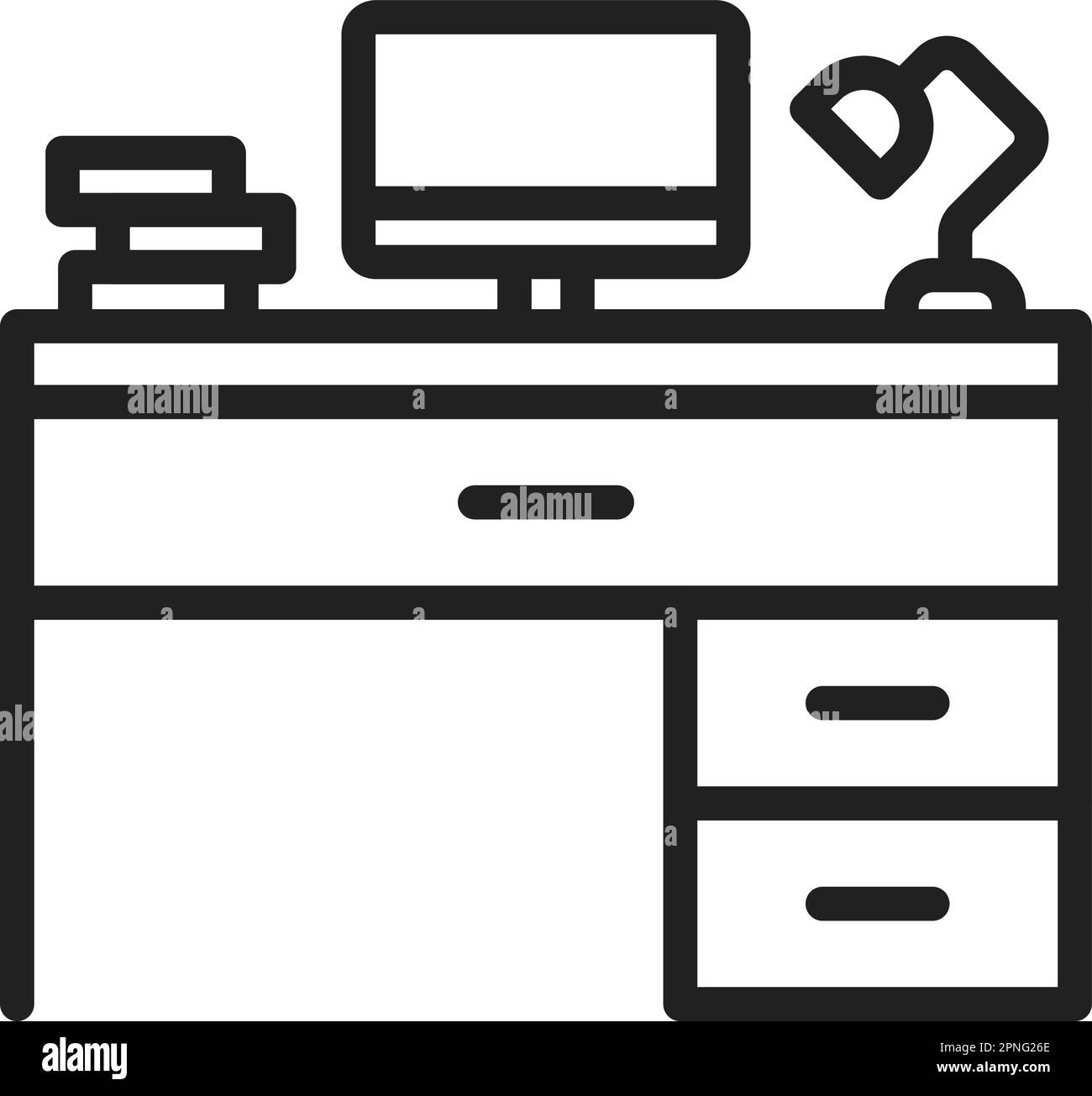 Workplace icon vector image. Suitable for mobile apps, web apps and print media Stock Vector ...