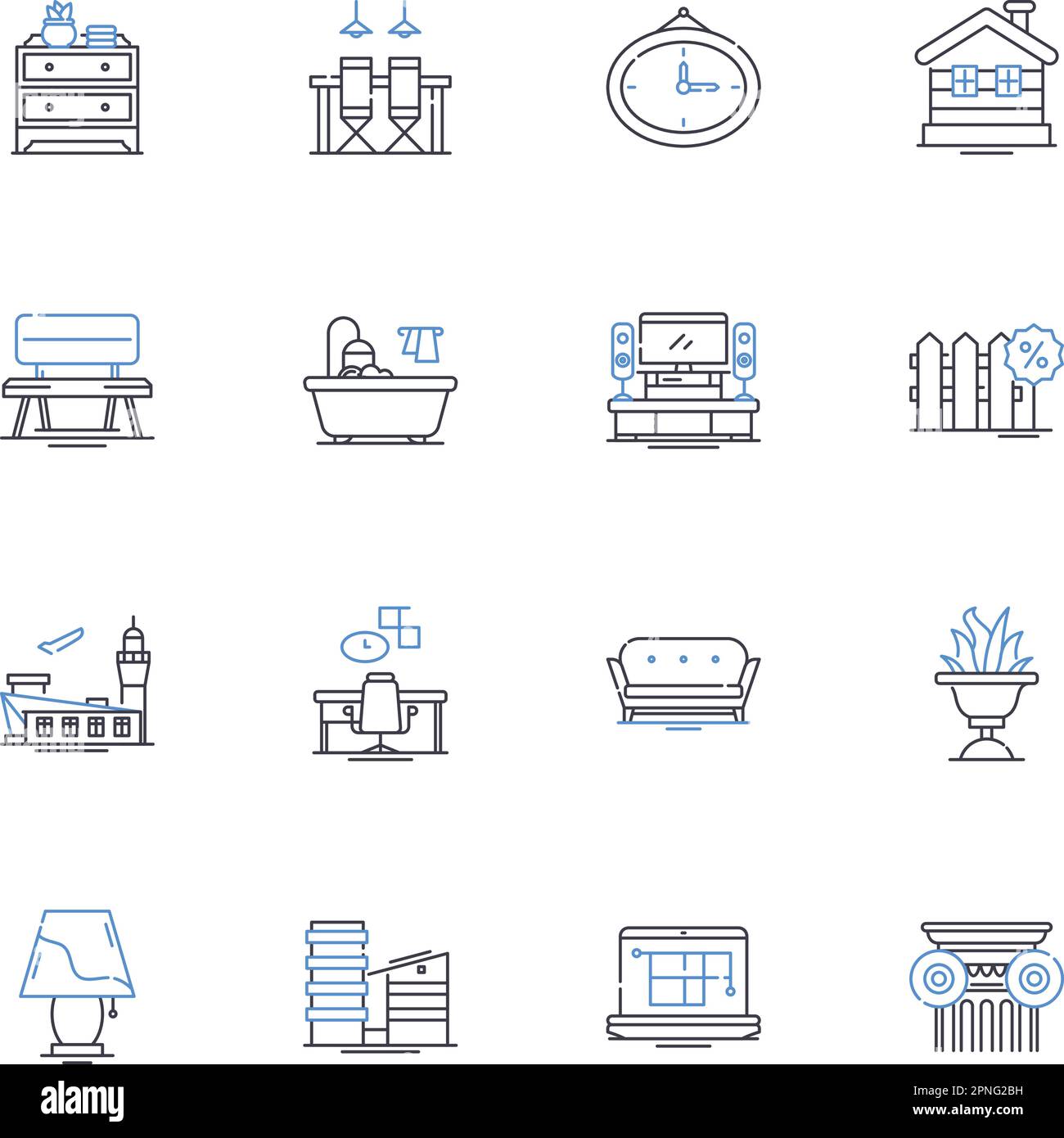 Game room line icons collection. Amusement, Arcade, Billiards ...