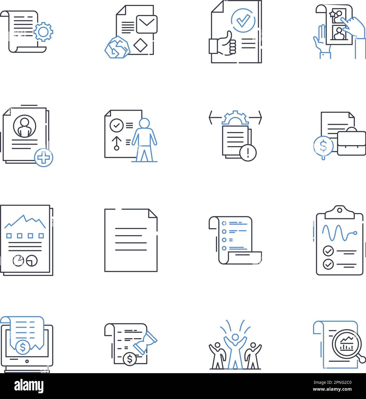 Certificates line icons collection. Accreditation, Certification ...