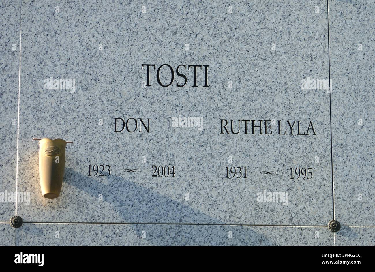 Los Angeles, California, USA 16th April 2023 Musician Don Tosti Grave ...