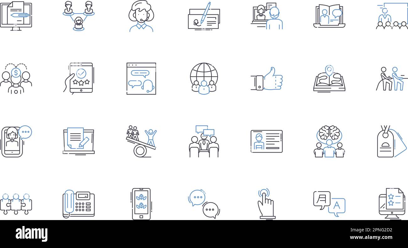 Industrial Clusters line icons collection. Manufacturing, Production ...