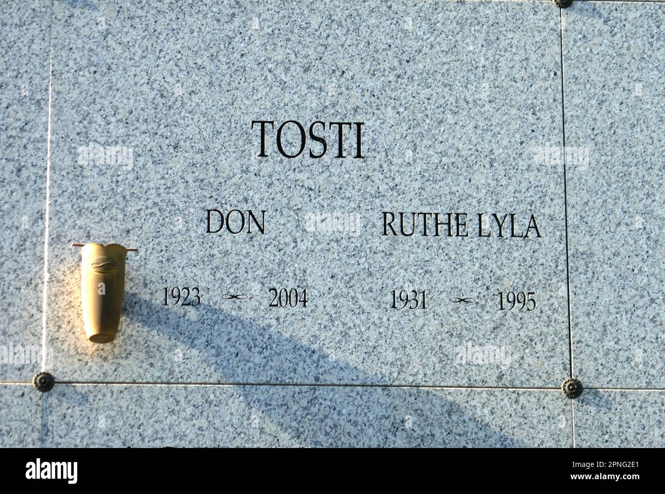 Los Angeles, California, USA 16th April 2023 Musician Don Tosti Grave ...