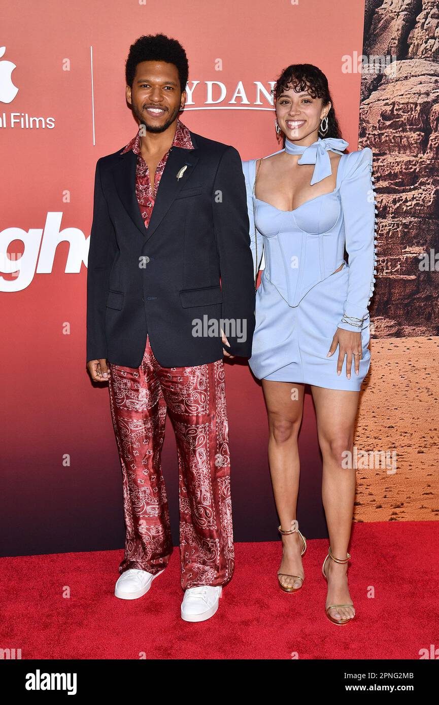 New York, USA. 18th Apr, 2023. (L-R) Lovell Adams-Gray Kiana and Kiana ...