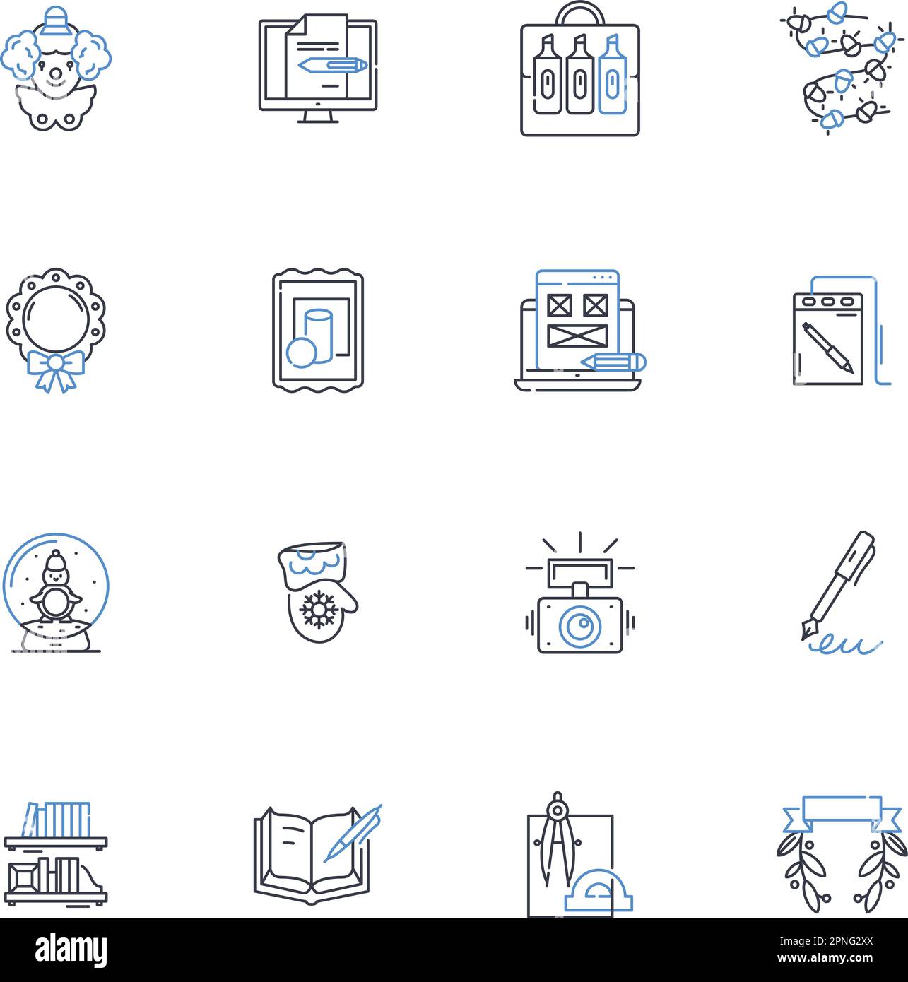 Out-of-the-box thinking line icons collection. Innovation, Creativity ...