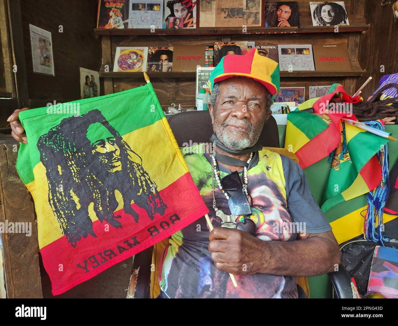 Kingston, Jamaica. 29th Mar, 2023. On the grounds of the Bob Marley ...