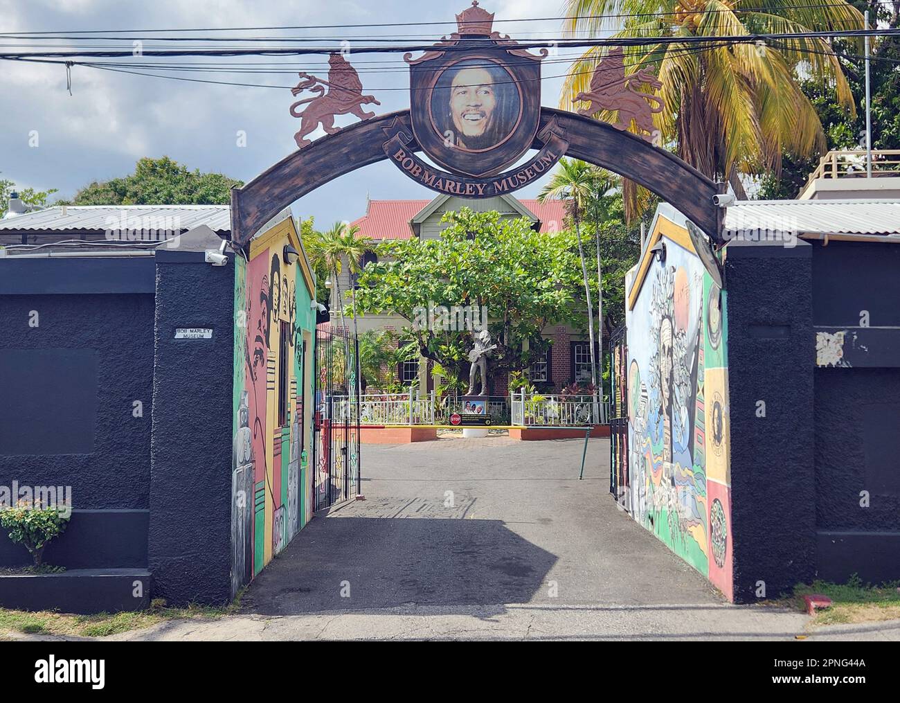 Kingston, Jamaica. 29th Mar, 2023. On Hope Road is the entrance to the ...