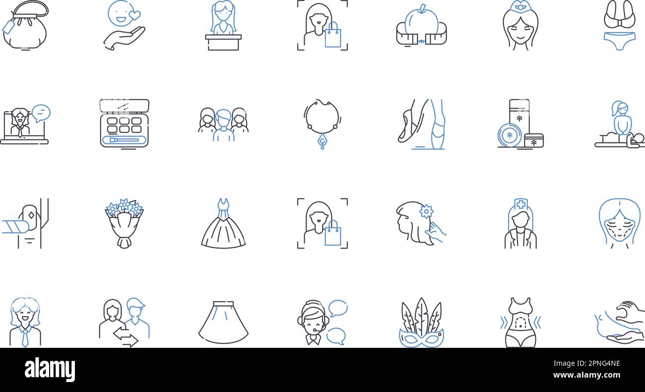 Chicks line icons collection. Fluffy, Peeping, Hatchling, Fuzzy, Yellow ...