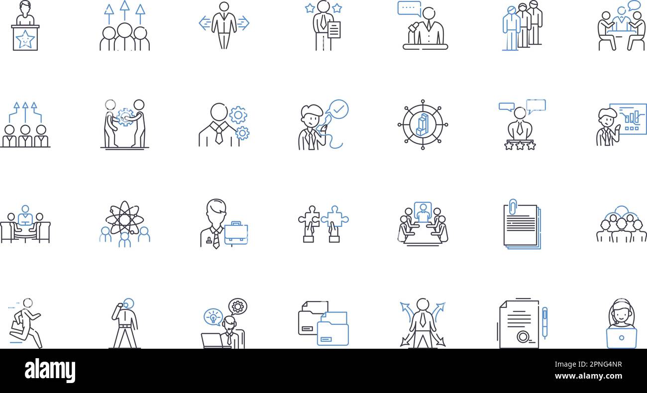 Enterprise line icons collection. Business, Corporate, Company ... Enterprise line icons collection. Business, Corporate, Company ...
