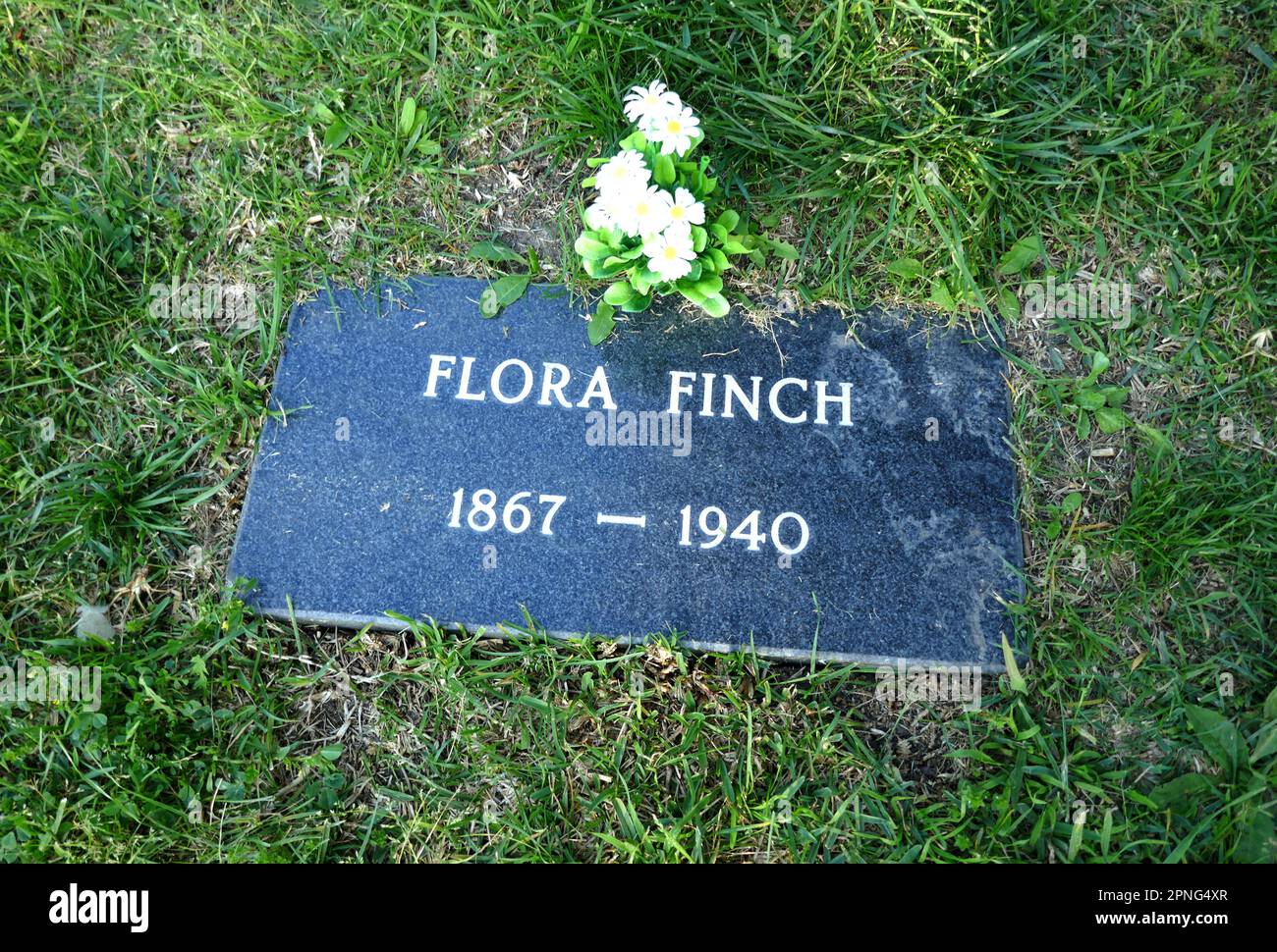 Los Angeles, California, USA 16th April 2023 Actress Flora Finch Grave ...