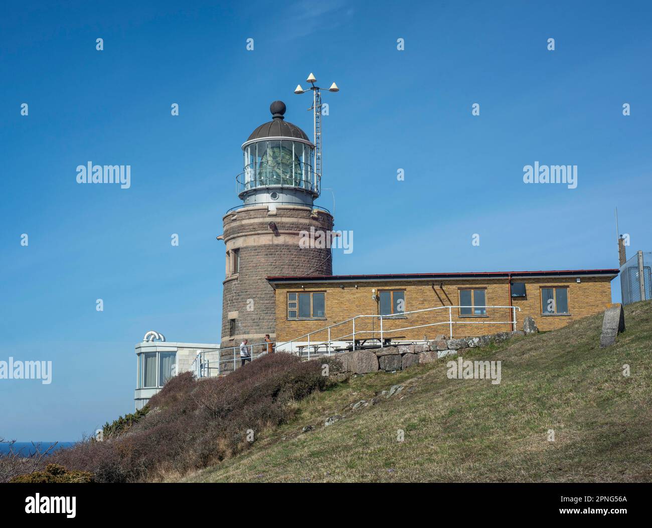 The Kullen Lighthouse by the mouth of Oeresund at Kullaberg, Kullens ...