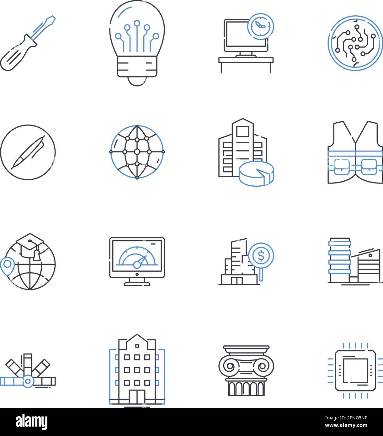 Skillful execution line icons collection. Precision, Proficiency ... Skillful execution line icons collection. Precision, Proficiency ...