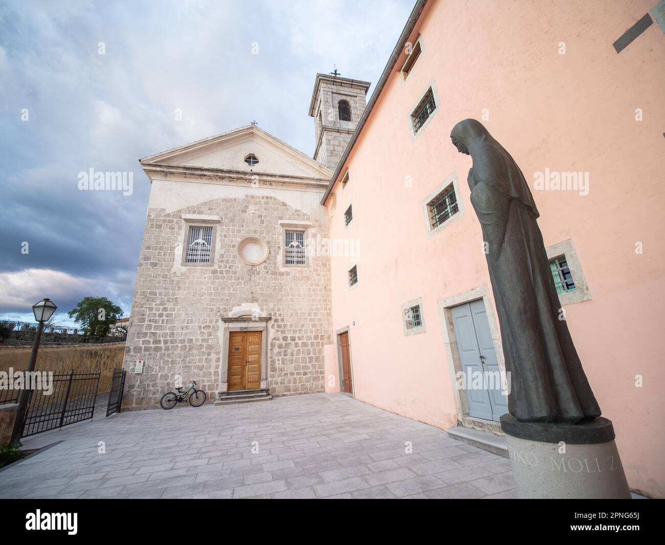 Church of St. Mary of the Angels and courtyard of the former ...