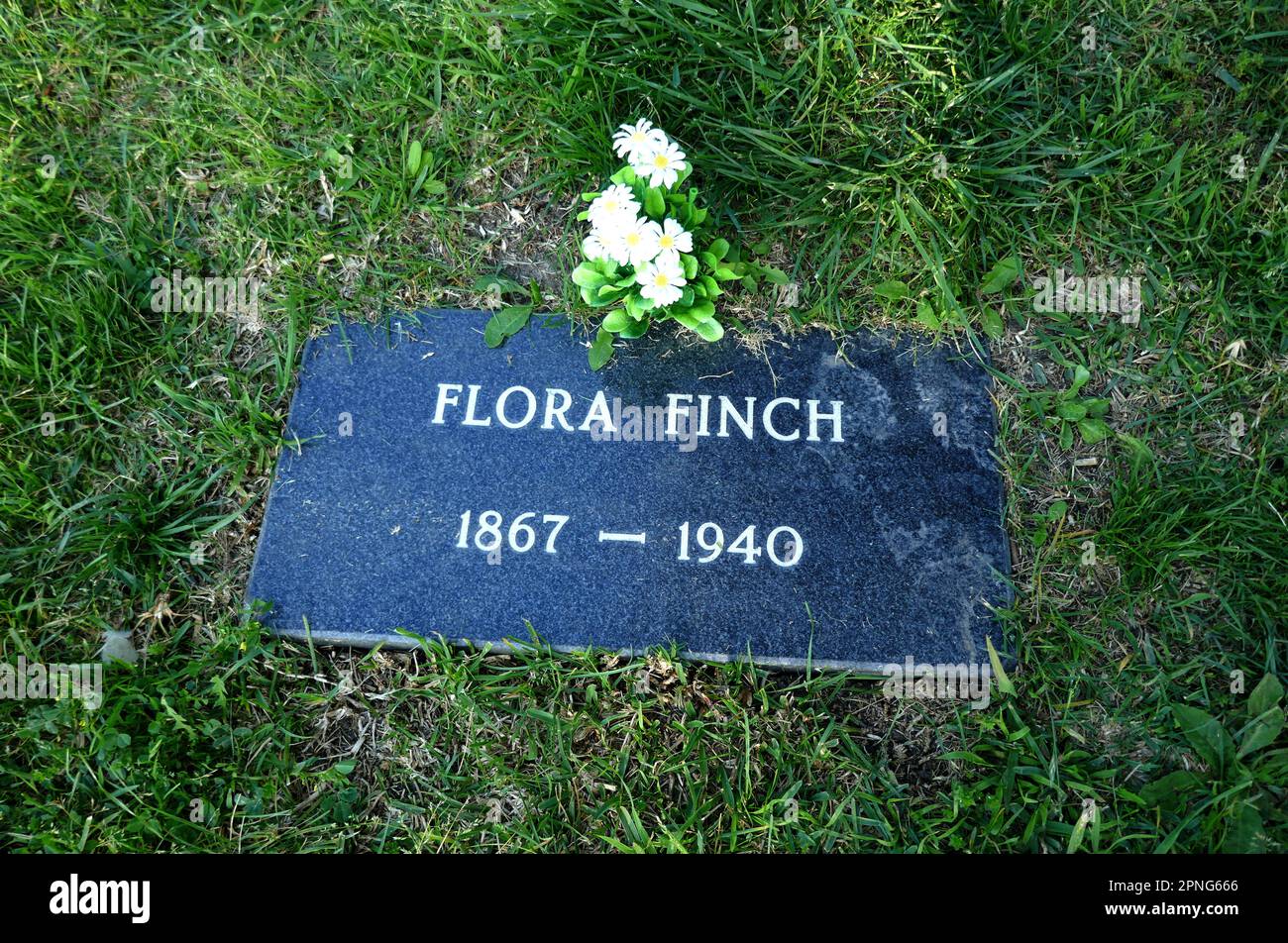 Los Angeles, California, USA 16th April 2023 Actress Flora Finch Grave ...