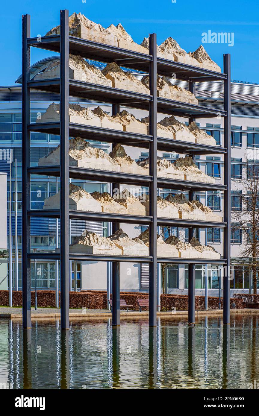 Artwork, Gran Paradiso by Stephan Huber, 1997, New Munich Trade Fair ...