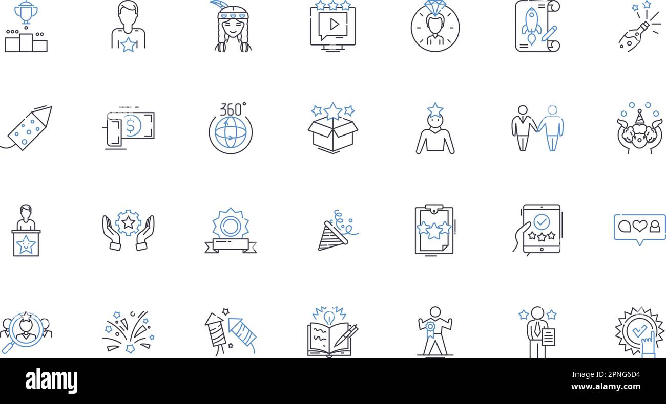 Finances line icons collection. Budgeting, Accounting, Investments ...