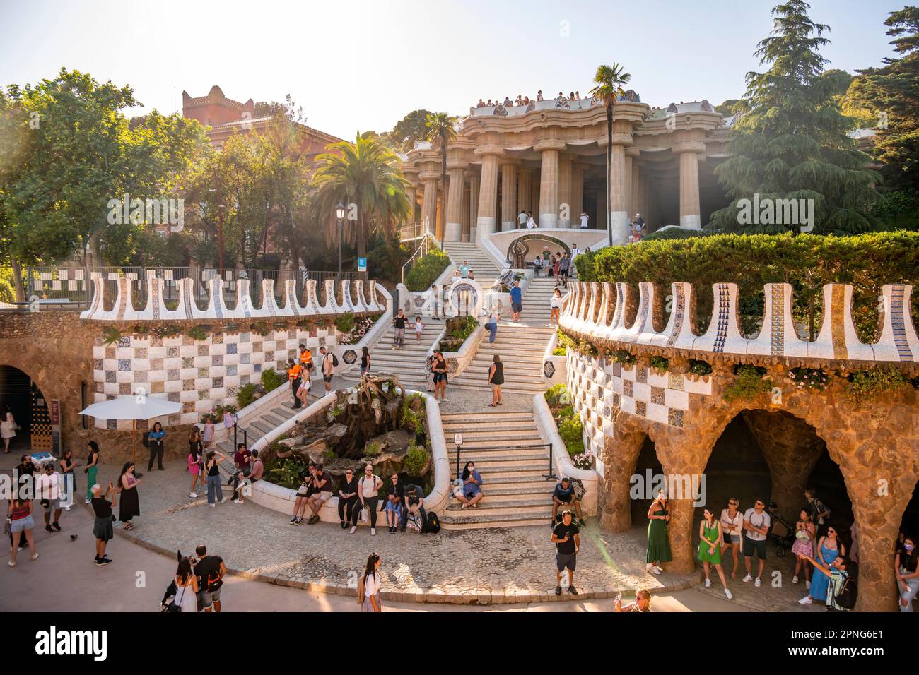 Stairs antoni gaudi hi-res stock photography and images - Alamy