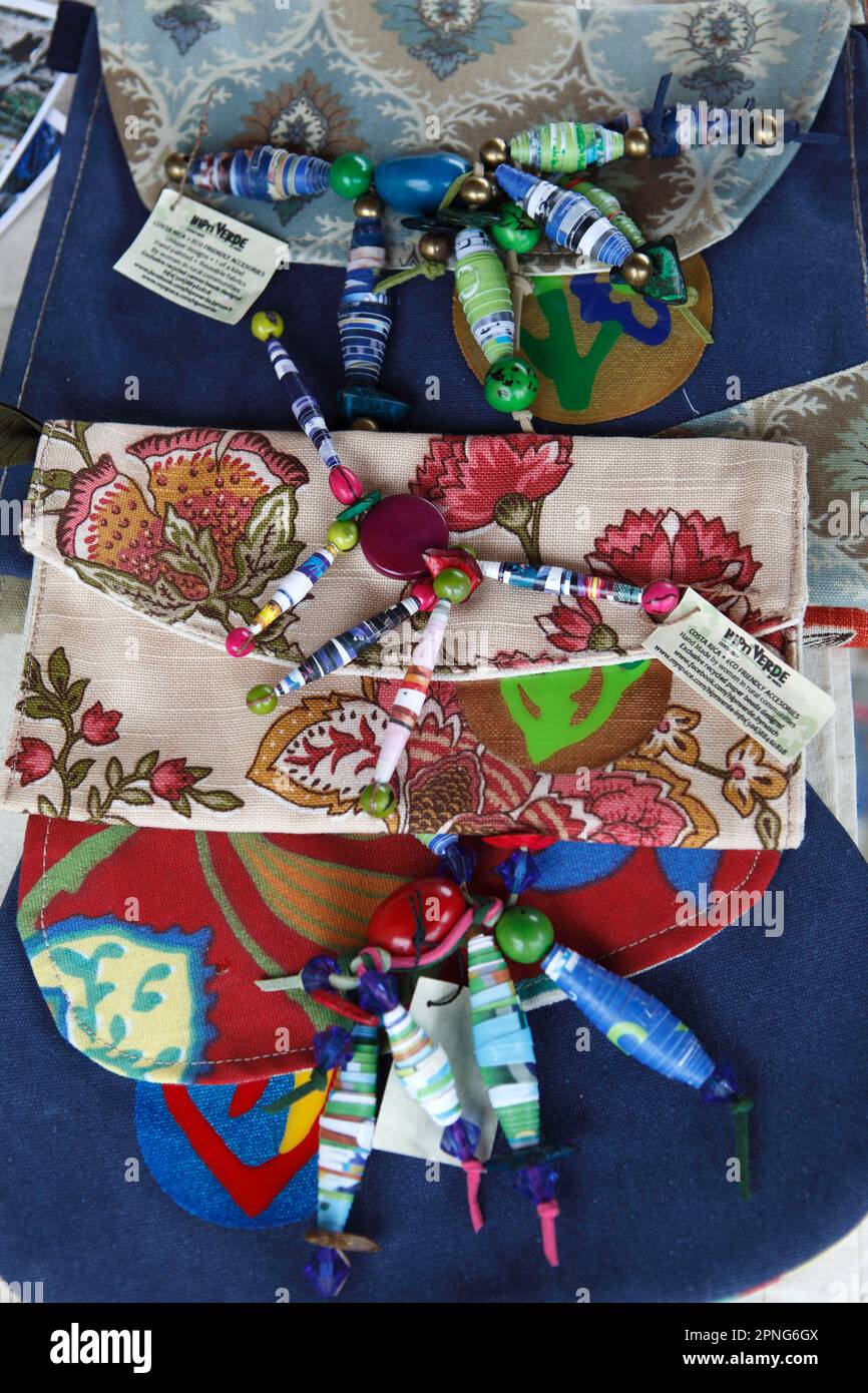 Key rings made from old newspapers, Women breaking limits project ...