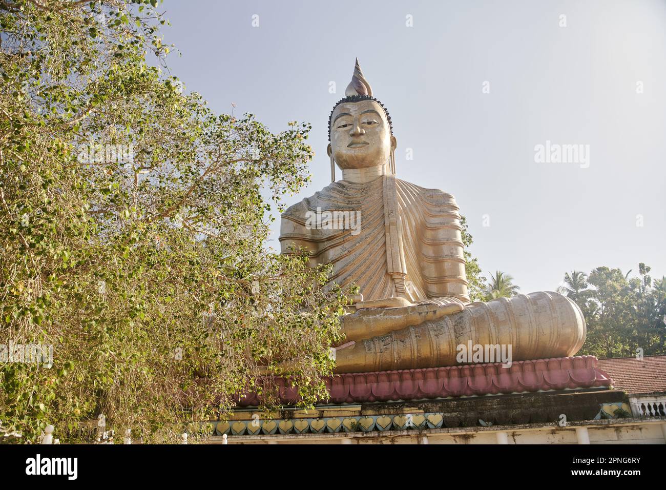 Buddha Statue in the Wewurukannala Vihara temple in Dickwella, Sri ...