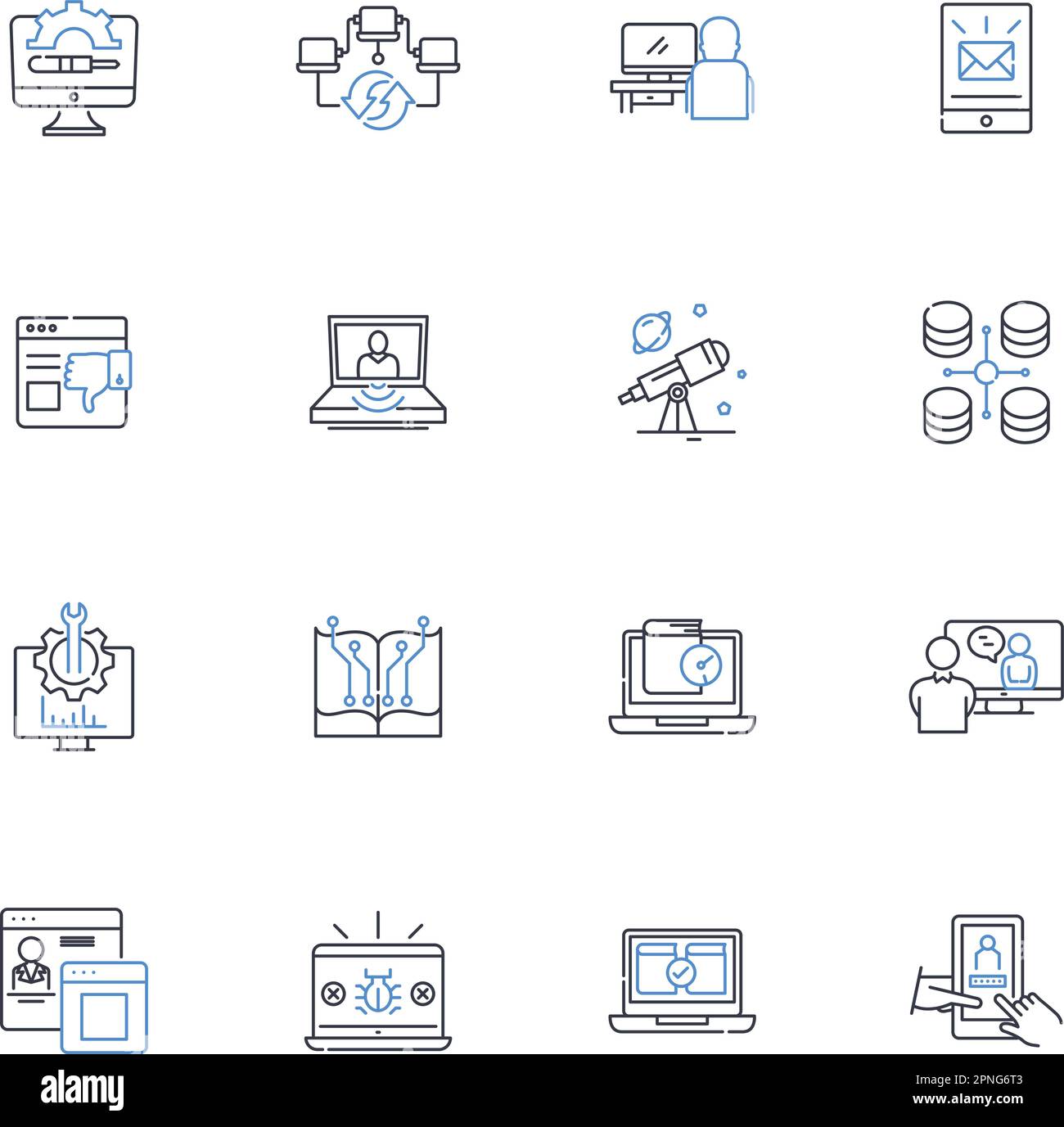 Nerk technology line icons collection. Innovation, Efficiency ... Nerk technology line icons collection. Innovation, Efficiency ...