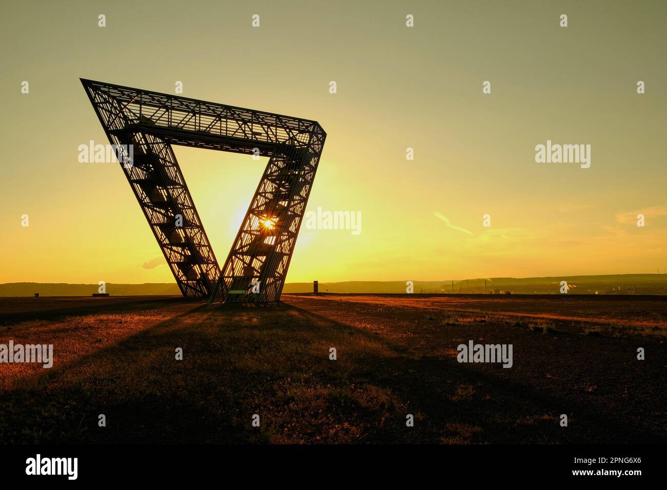 Saarpolygon monument hi-res stock photography and images - Alamy