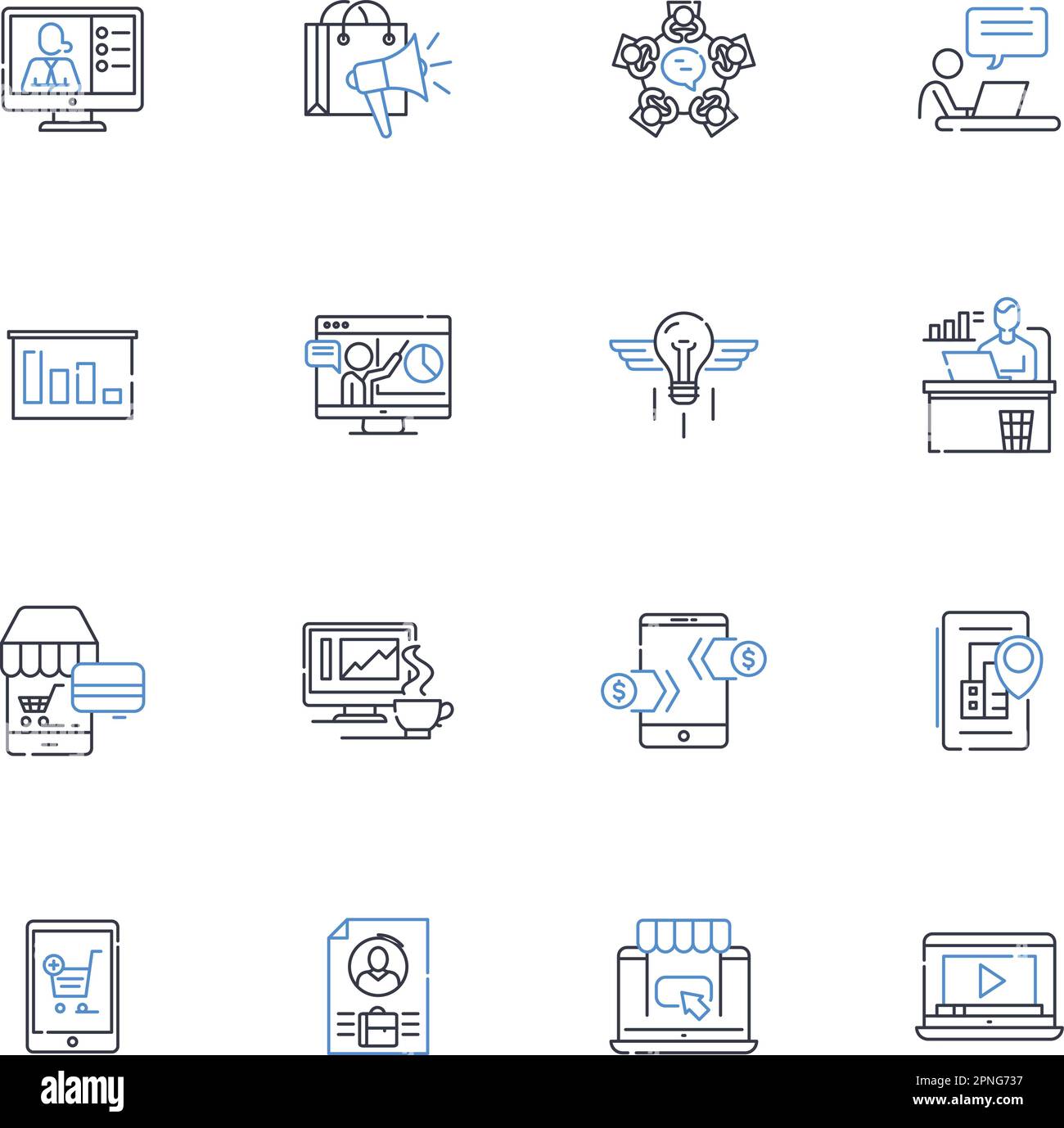 Pier start-up line icons collection. Waterfront, Boardwalk ...