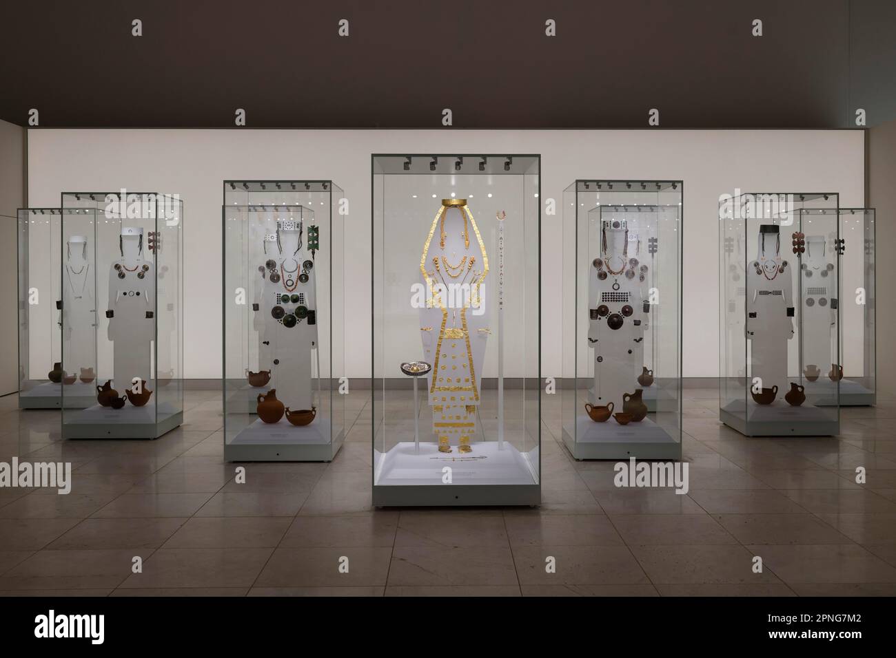 Polycentric Museum of Aigai (Aegae), jewellery, interior view, Vergina ...