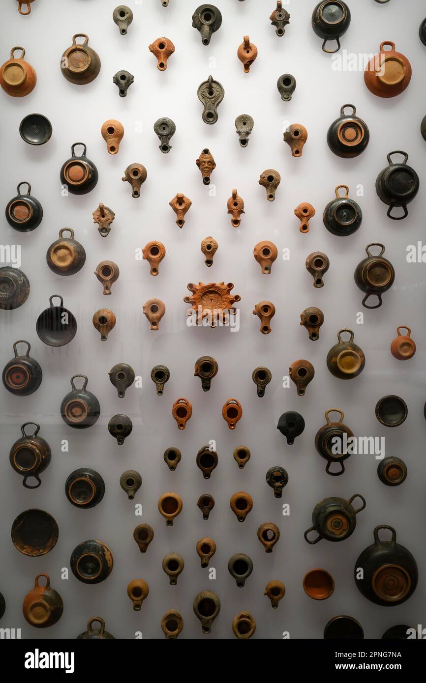 Polycentric Museum of Aigai (Aegae), interior view, Vergina, Greece ...