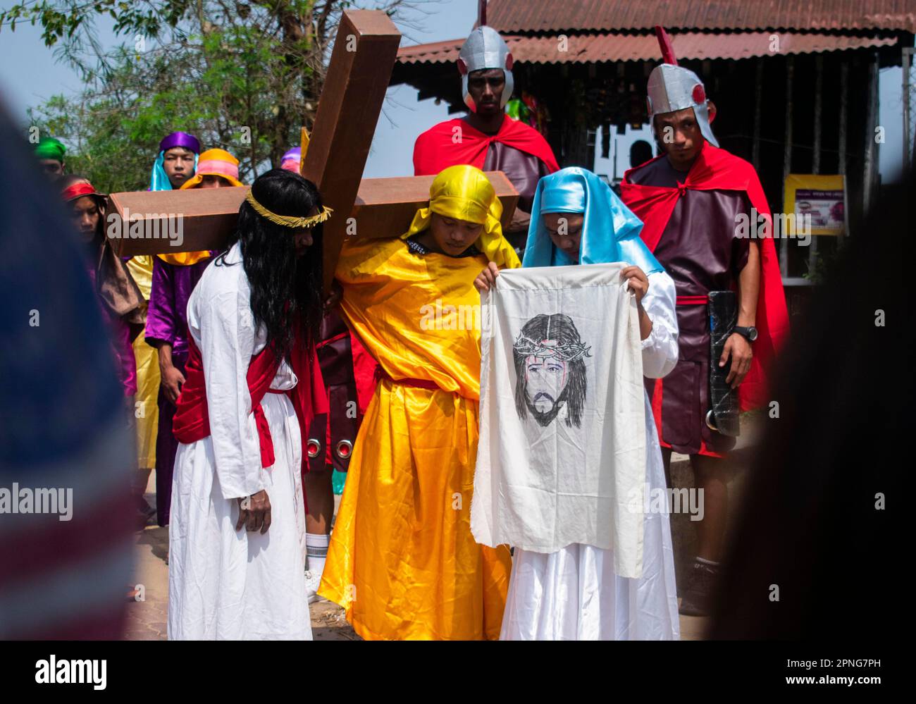 GUWAHATI, INDIA, APRIL 7: Indian Christian during the annual Good ...