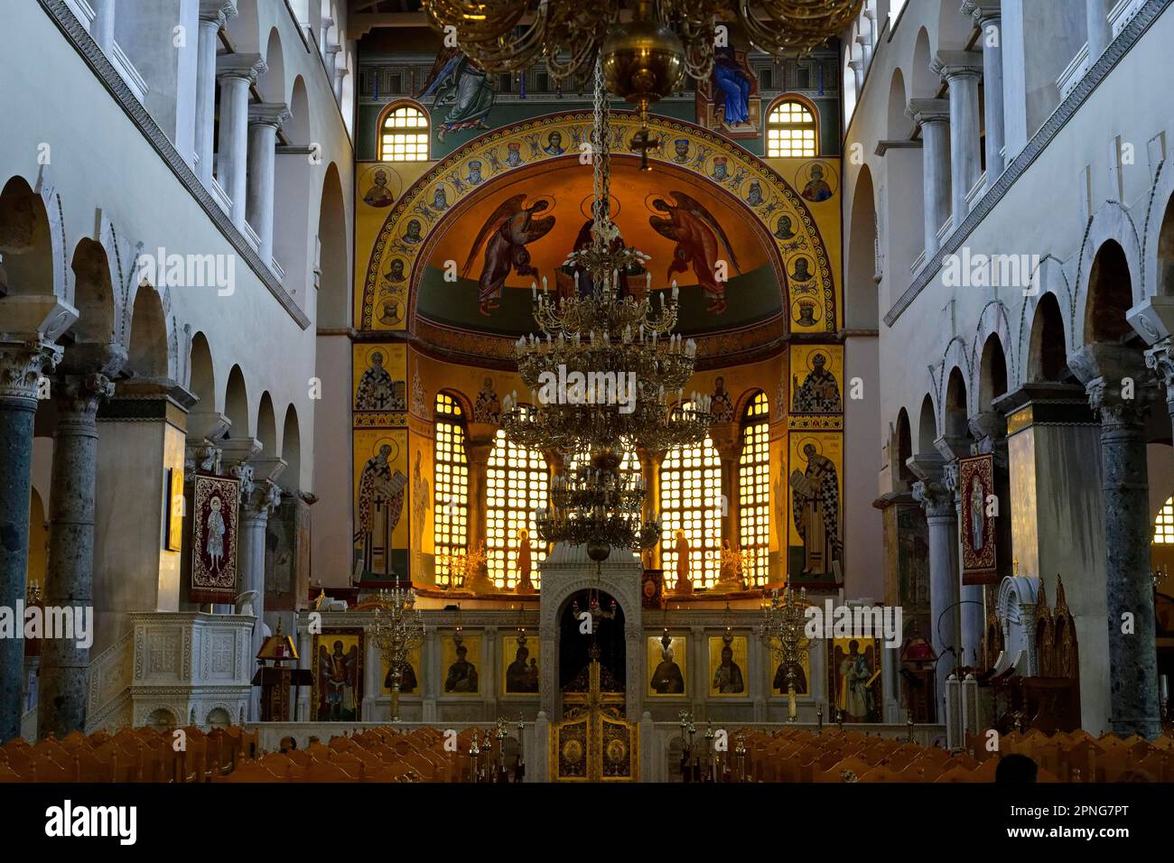 Church of Hagios Demetrios (Agios Dimitrios), interior view, (fomer ...