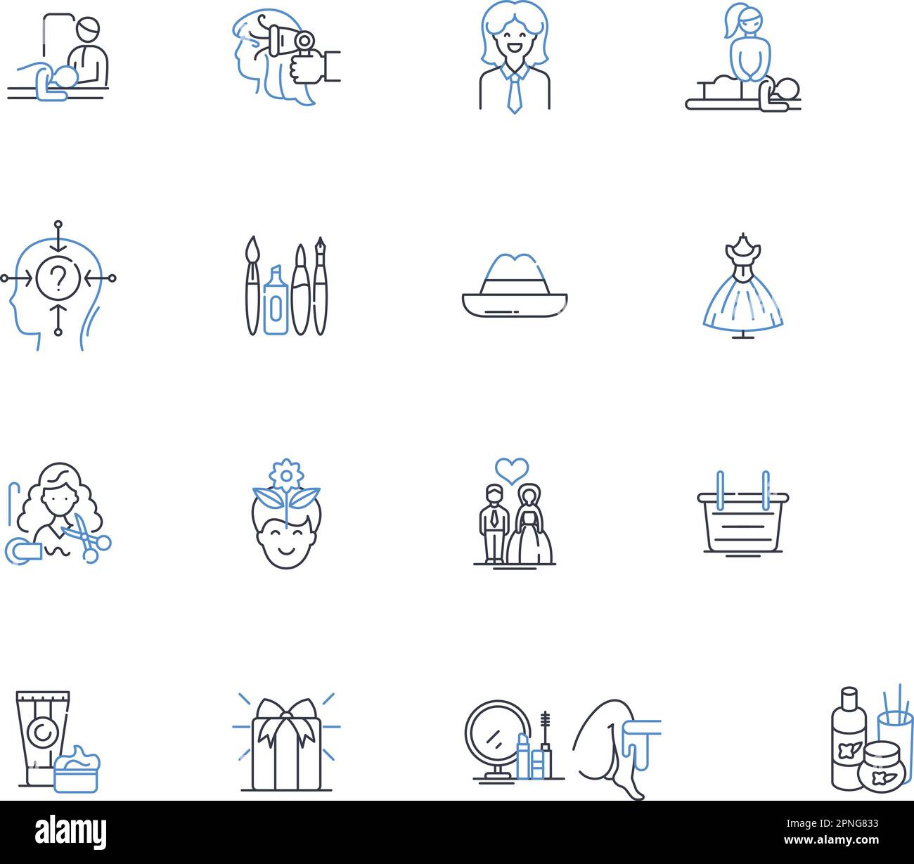 Captivating charm line icons collection. Enchanting, Mesmerizing ...