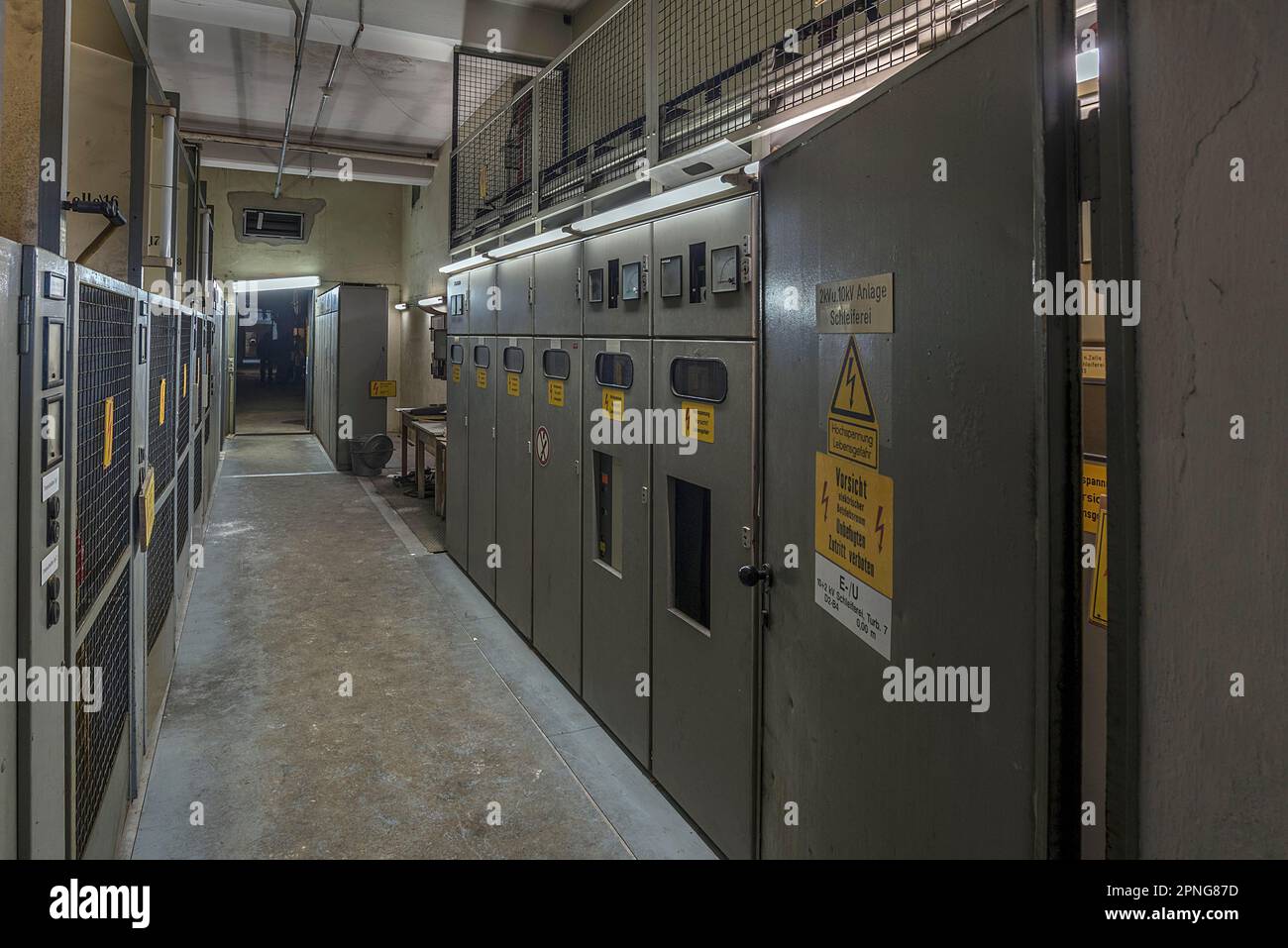 Electrical room of the grinding shop of a former paper factory, Lost ...