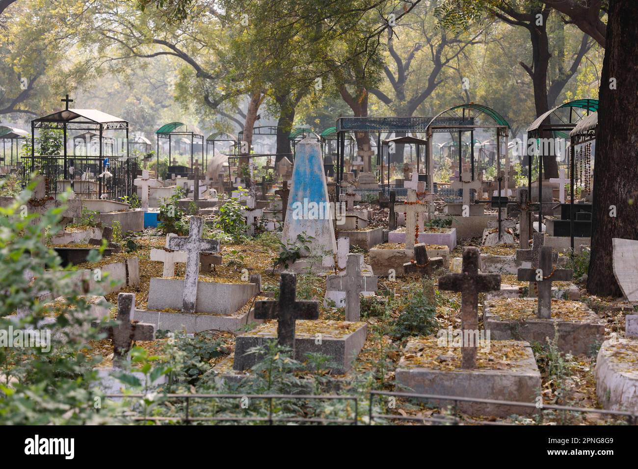 Indian Christian Cemetery, Paharganj, New Delhi, India Stock Photo - Alamy