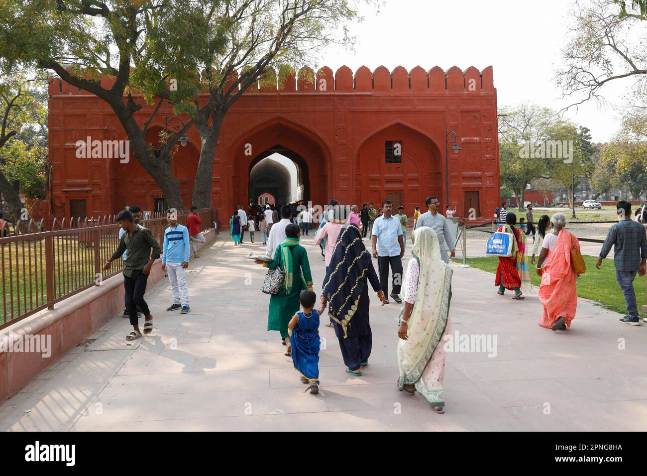 Red Fort Complex, UNESCO World Heritage Site, Delhi, India Stock Photo ...