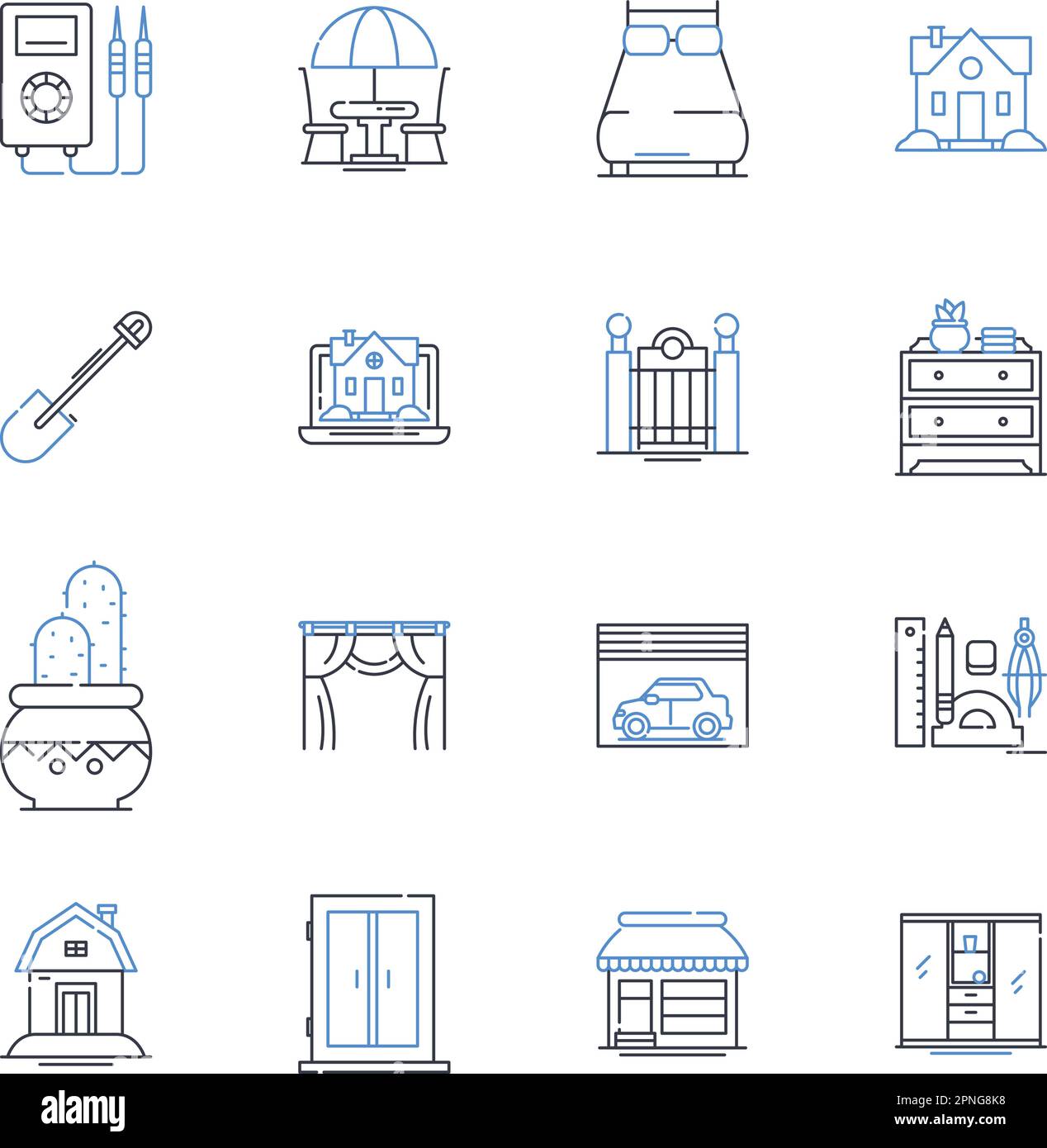 Stadium expansion line icons collection. Renovation, Expansion, Upgrade ...