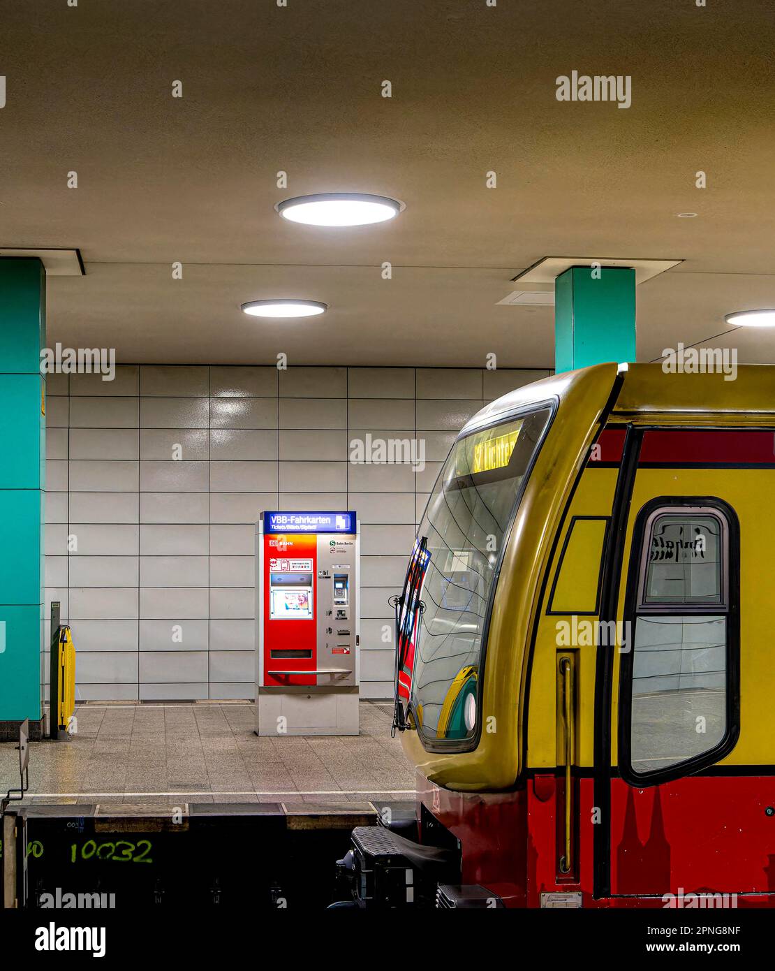 S Station Anhalter Bahnhof, underground, Berlin, Germany Stock Photo ...