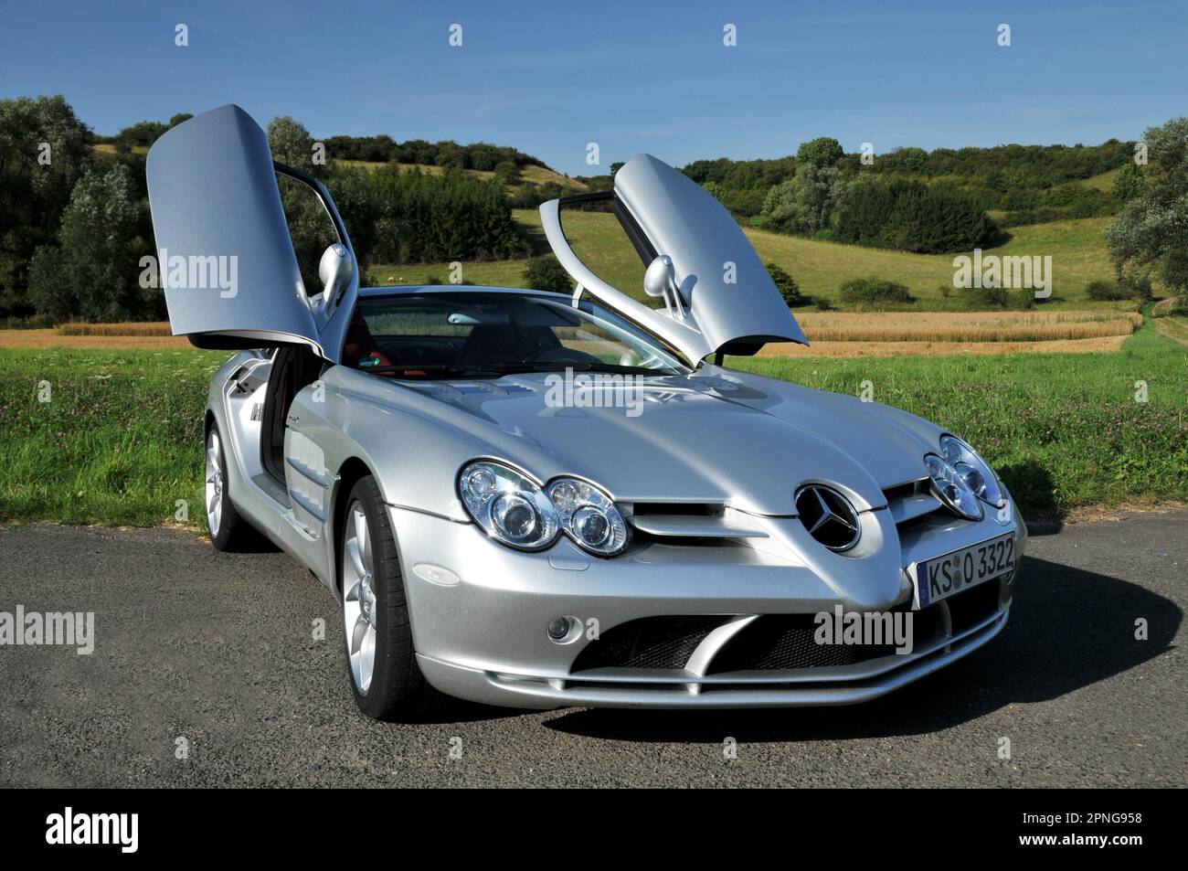 Super sports car, Mercedes-Benz SLR McLaren, SLR Mc Laren Stock Photo - Alamy