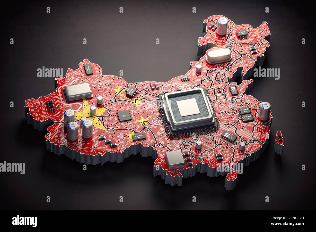 China semiconductor industry, computer chips manufacturing and ...