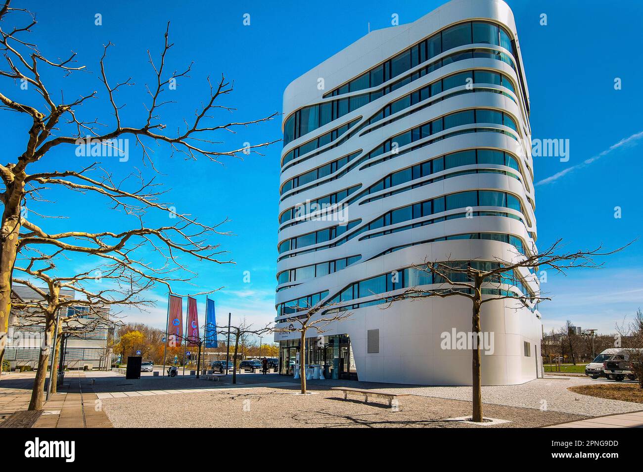 High-rise building of the development company IZB mbH, Biotechnology ...