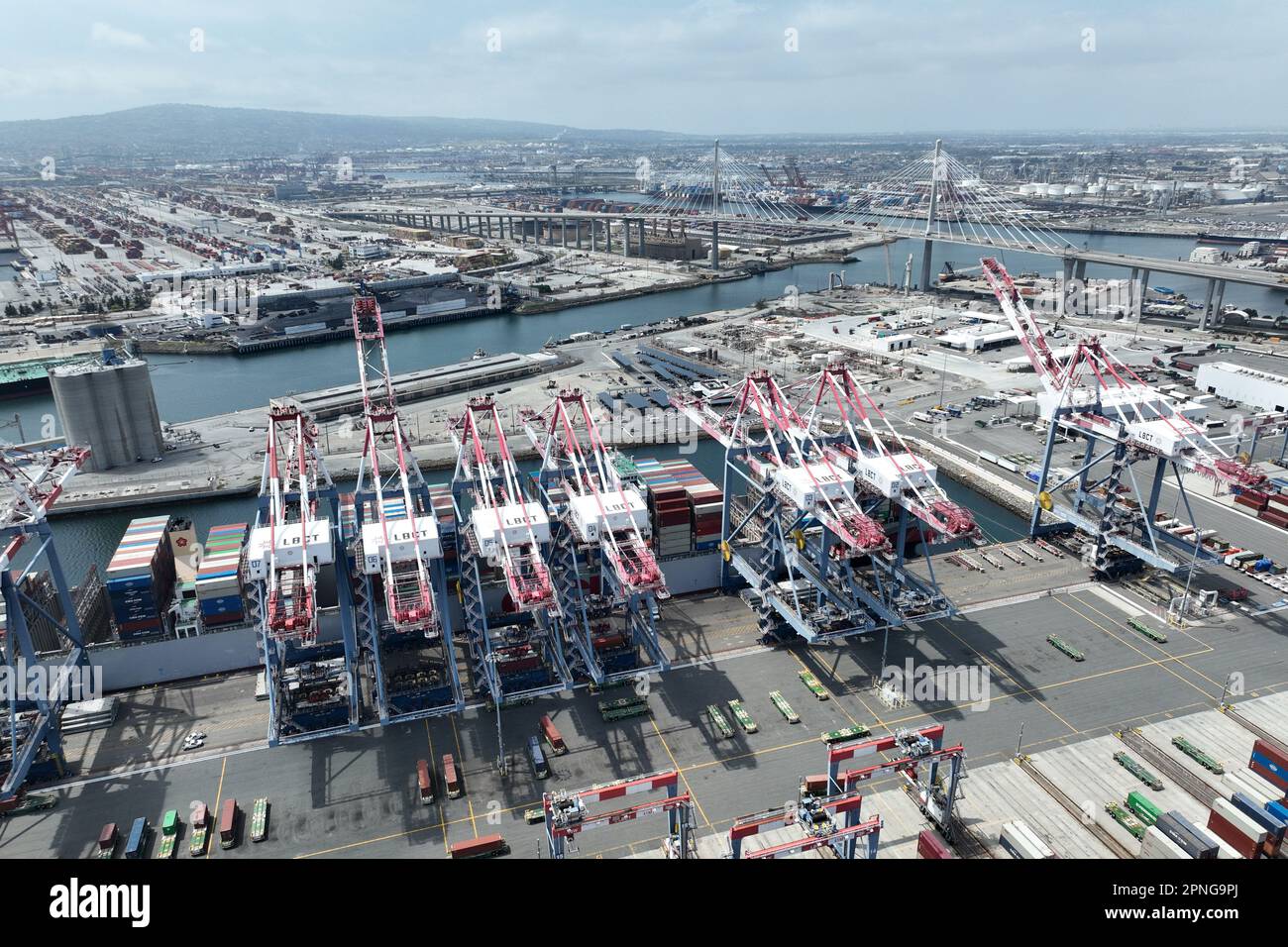 The Port of Long Beach, Monday, April 17, 2023, in Long Beach, Calif ...