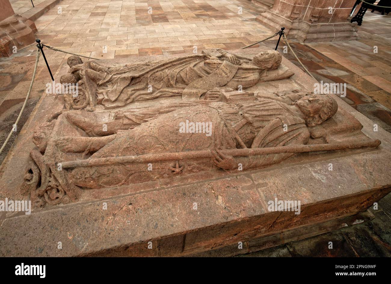 Tomb of the donor couple Dedo von Groitzsch (â€ 1190) and his wife ...