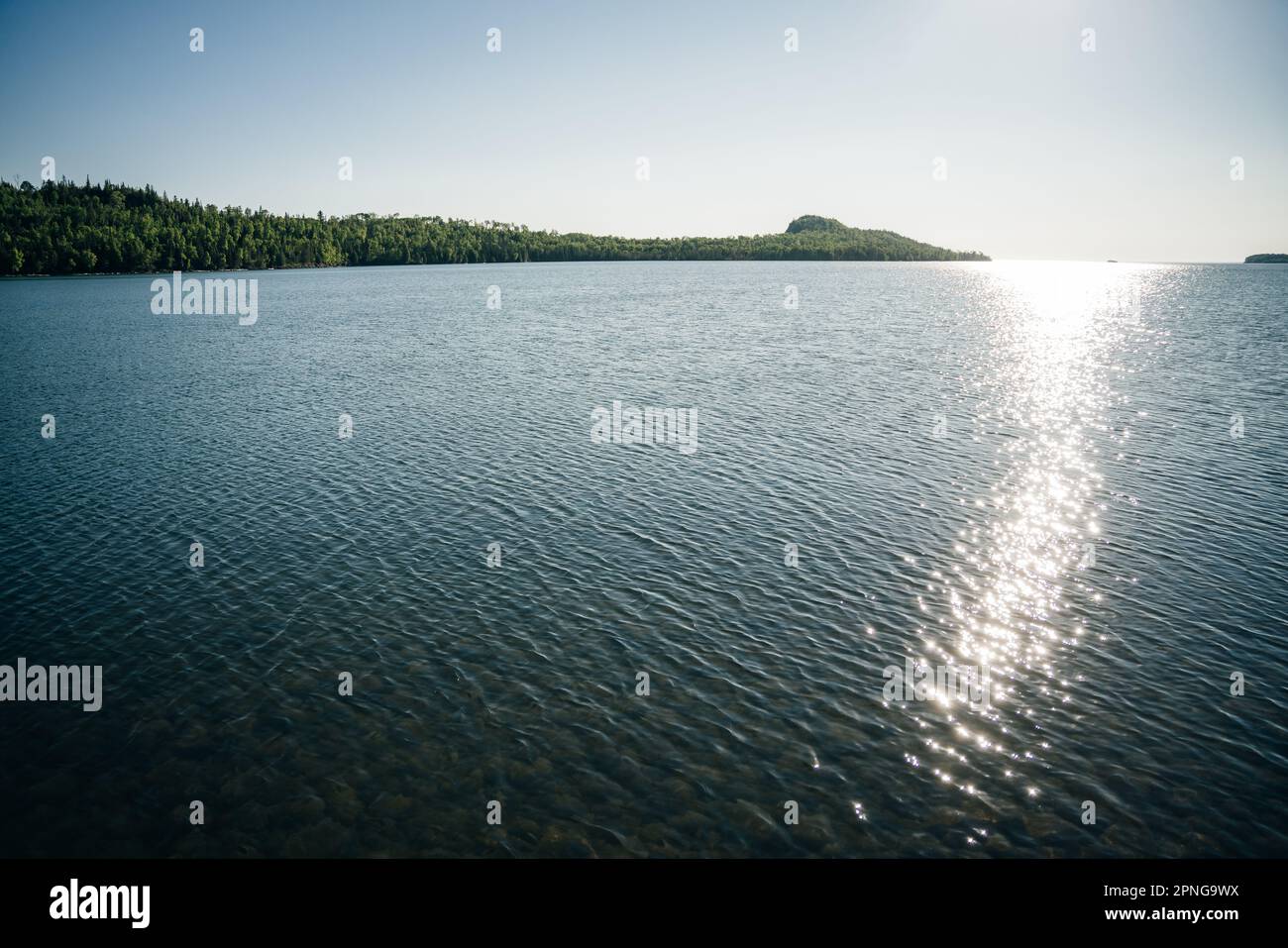 The Pigeon River flows through Grand Portage State Park and Indian ...