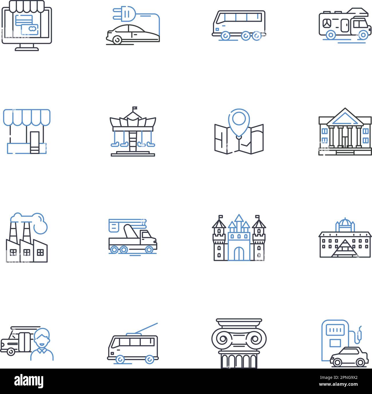 Urban developments Cut Out Stock Images & Pictures - Alamy